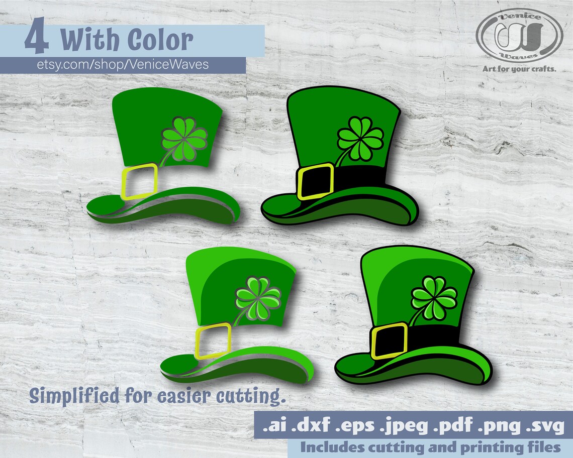Leprechaun Hat Clipart, Leprechaun Hatcut File, St. Patrick's Day ...