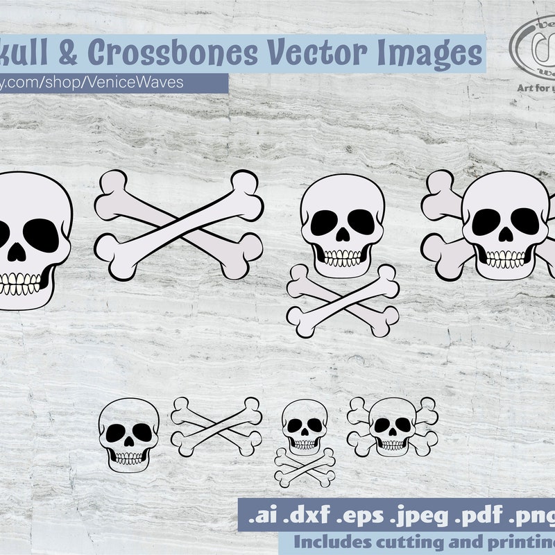 Skull and Crossbones Svg - Etsy