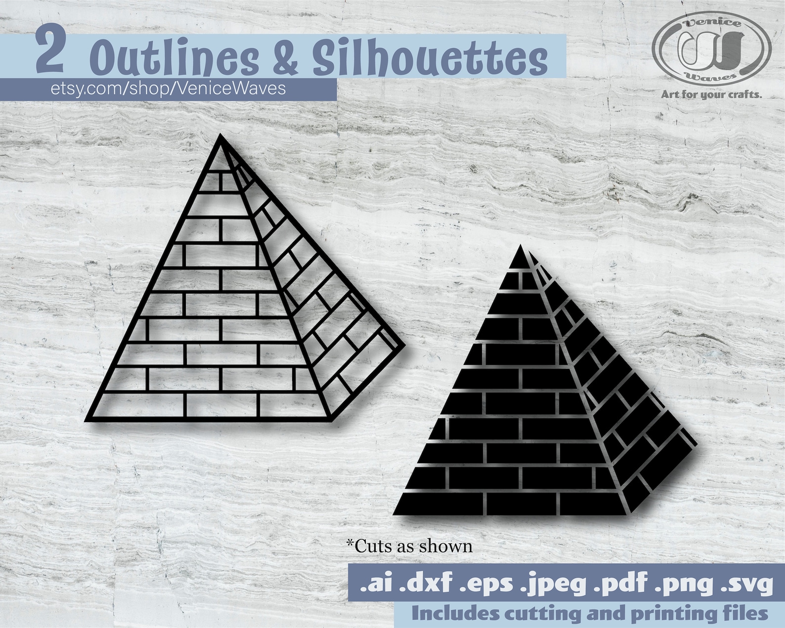 Pyramid SVG Pyramid Cut File Pyramid Clipart Pyramid PDF - Etsy
