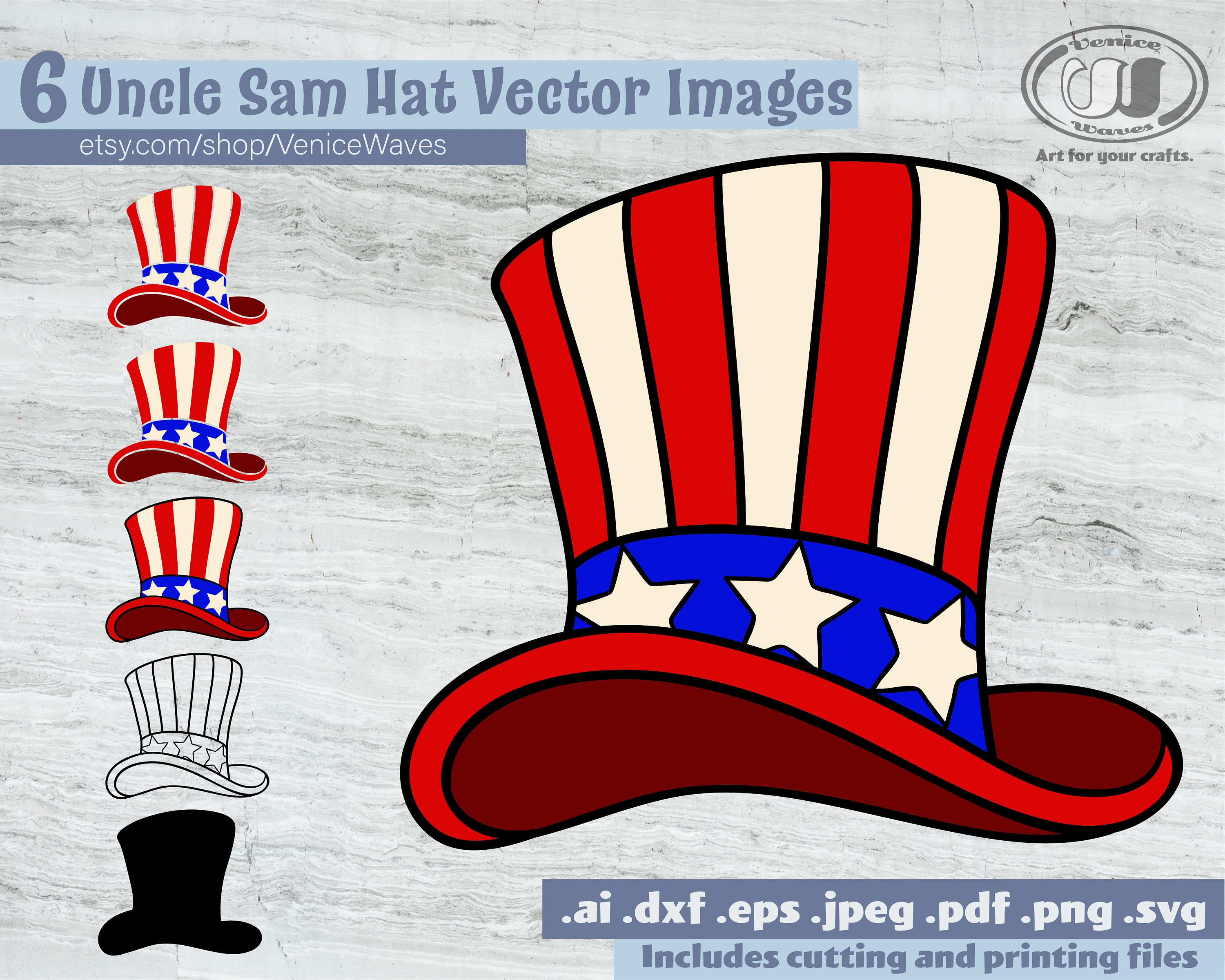 Uncle Sam Hat Clipart