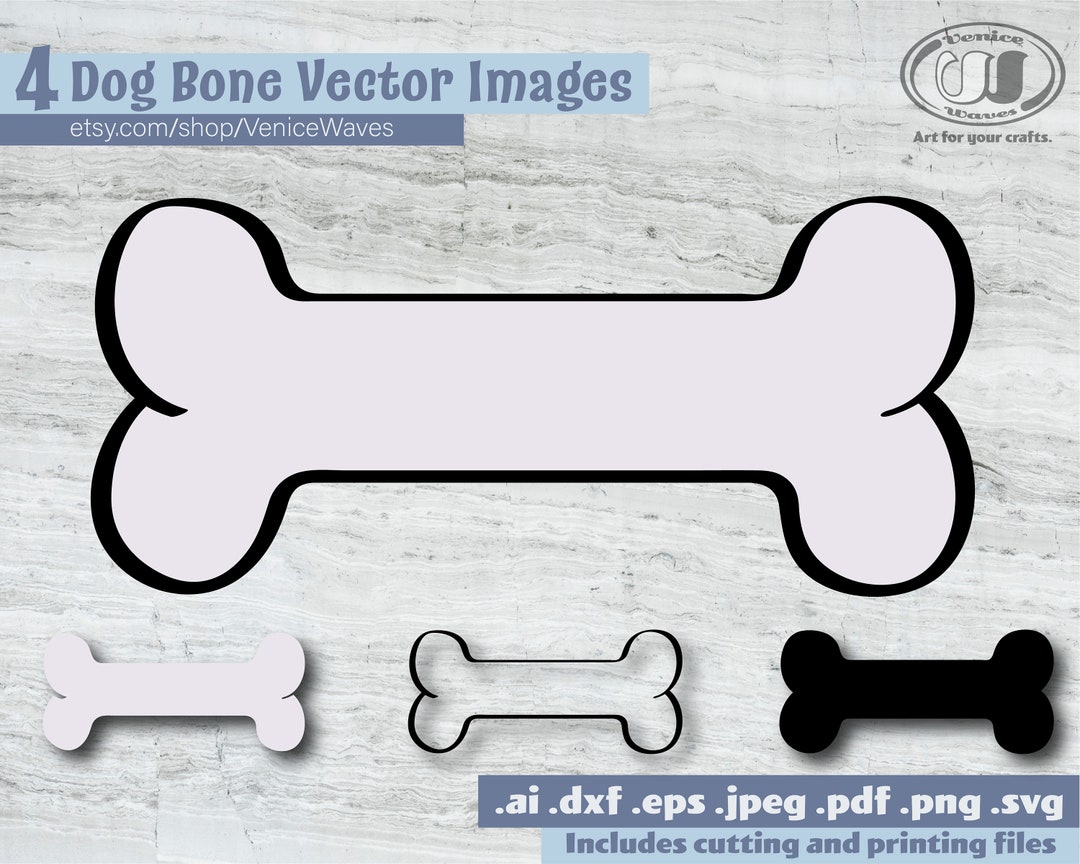 Dog Bone SVG, Dog Bone Cut File, Dog Bone Clipart, Dog Bone PDF, Dog ...