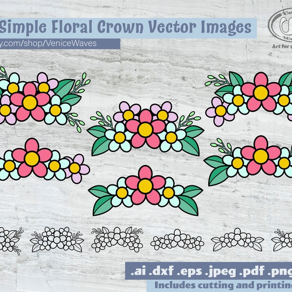 Floral Crown - Etsy