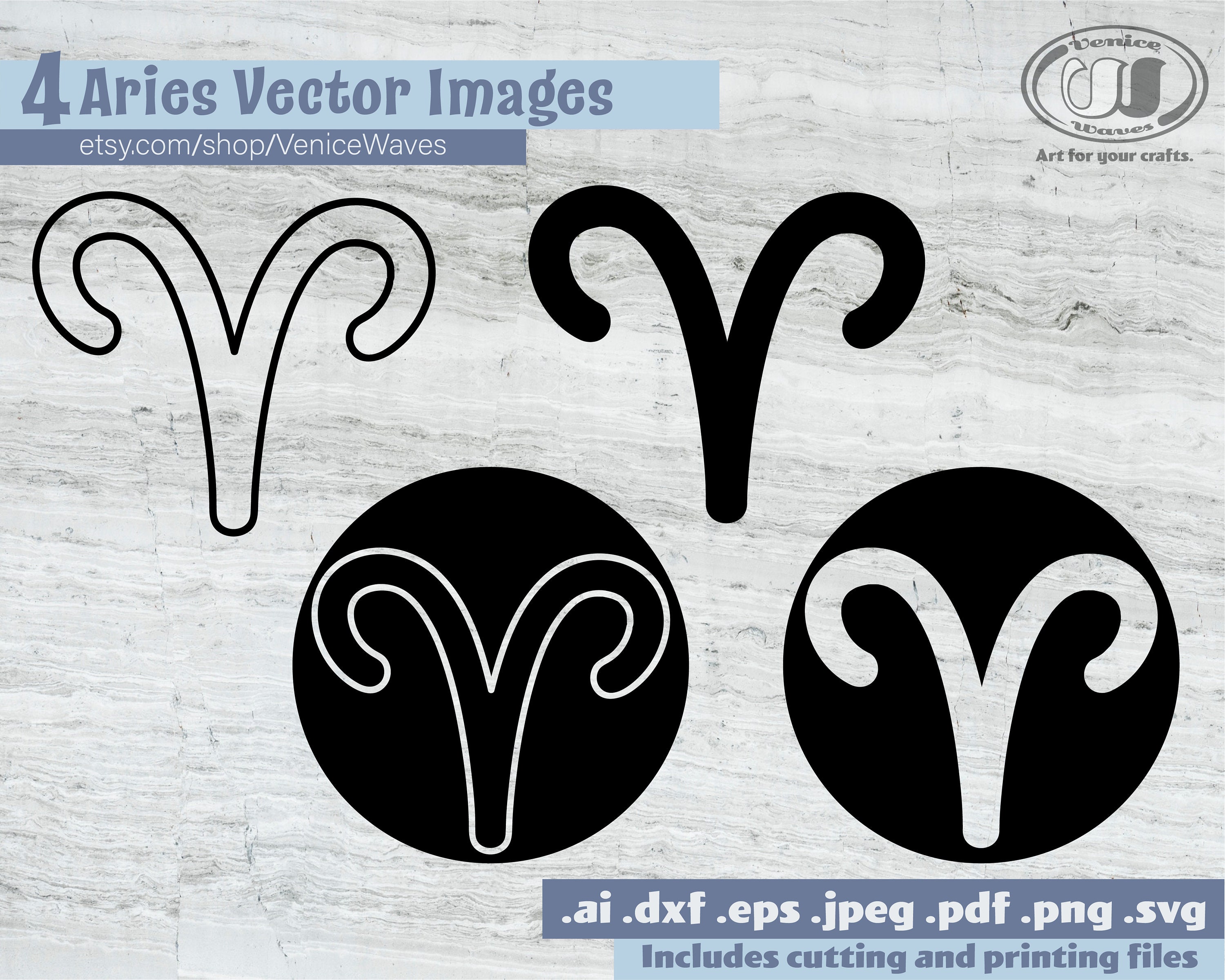 Aries SVG Aries Cut File Aries Clipart Aries PDF Aries - Etsy