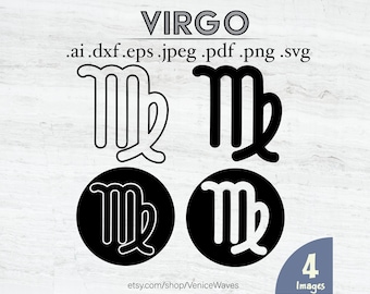 Virgo SVG Cut File - Etsy