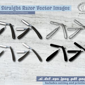 Straight Razors SVG, Straight Razors File, Straight Razors Clipart ...