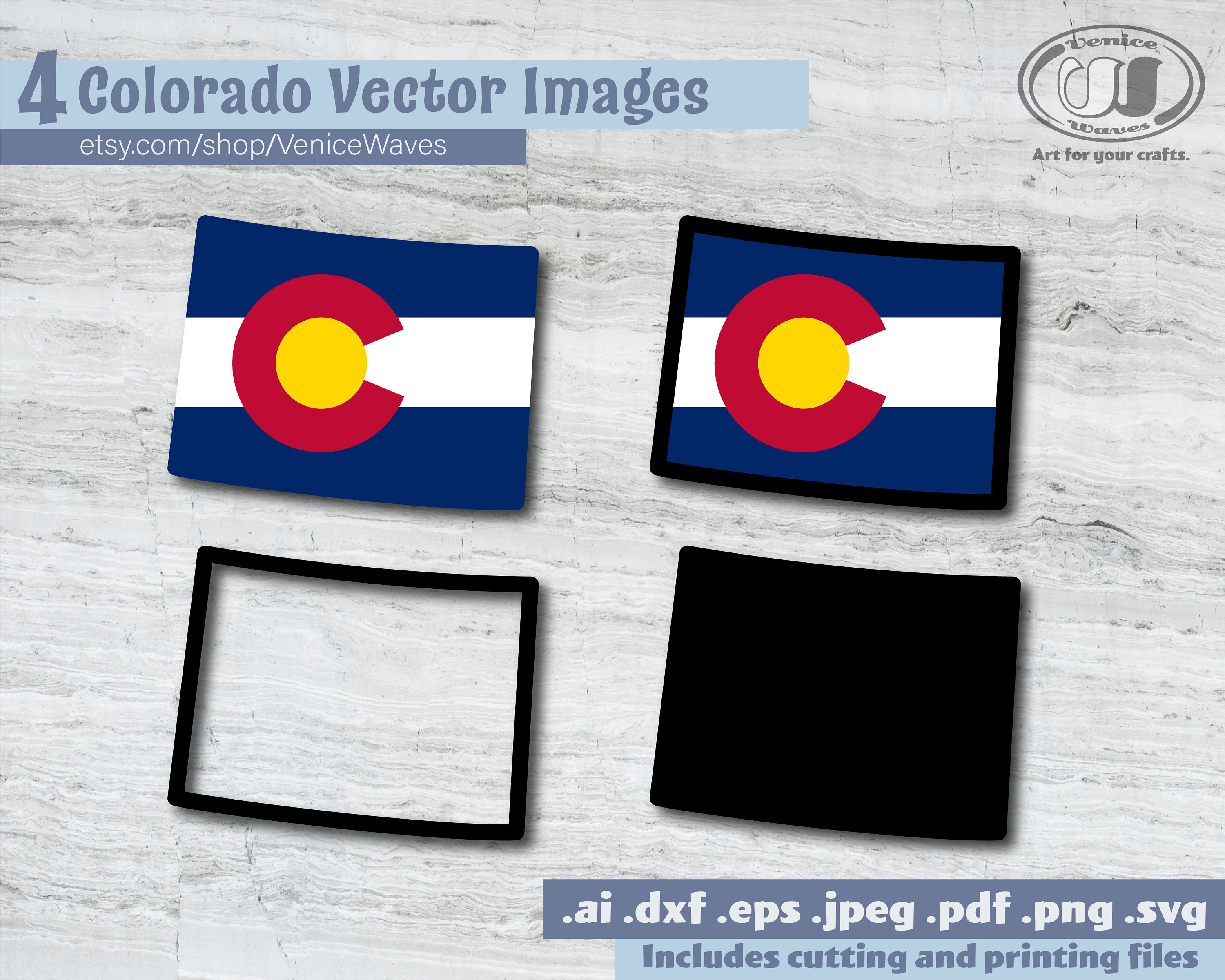 Colorado SVG Colorado Cut File Colorado Clipart Colorado | Etsy