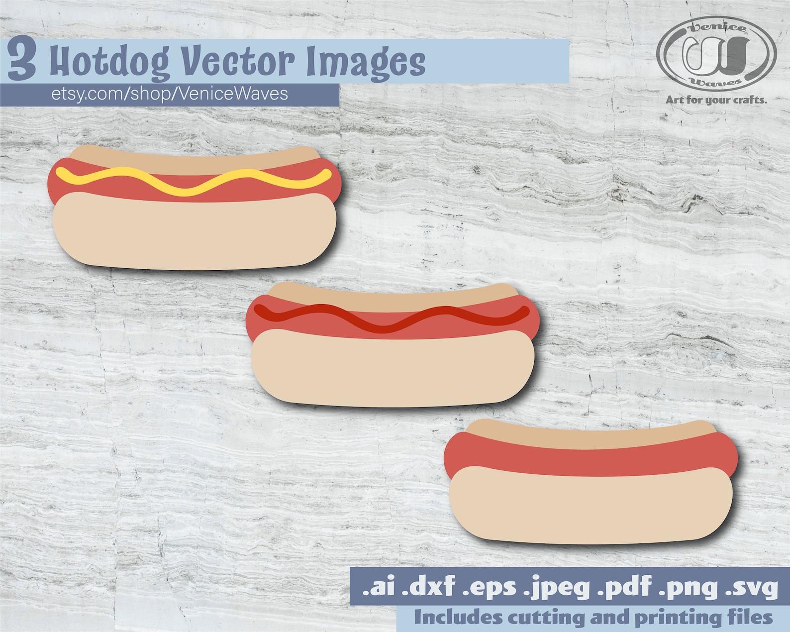 Hot Dog SVG Hot Dog Cut File Hot Dog Clipart Hot Dog PDF - Etsy