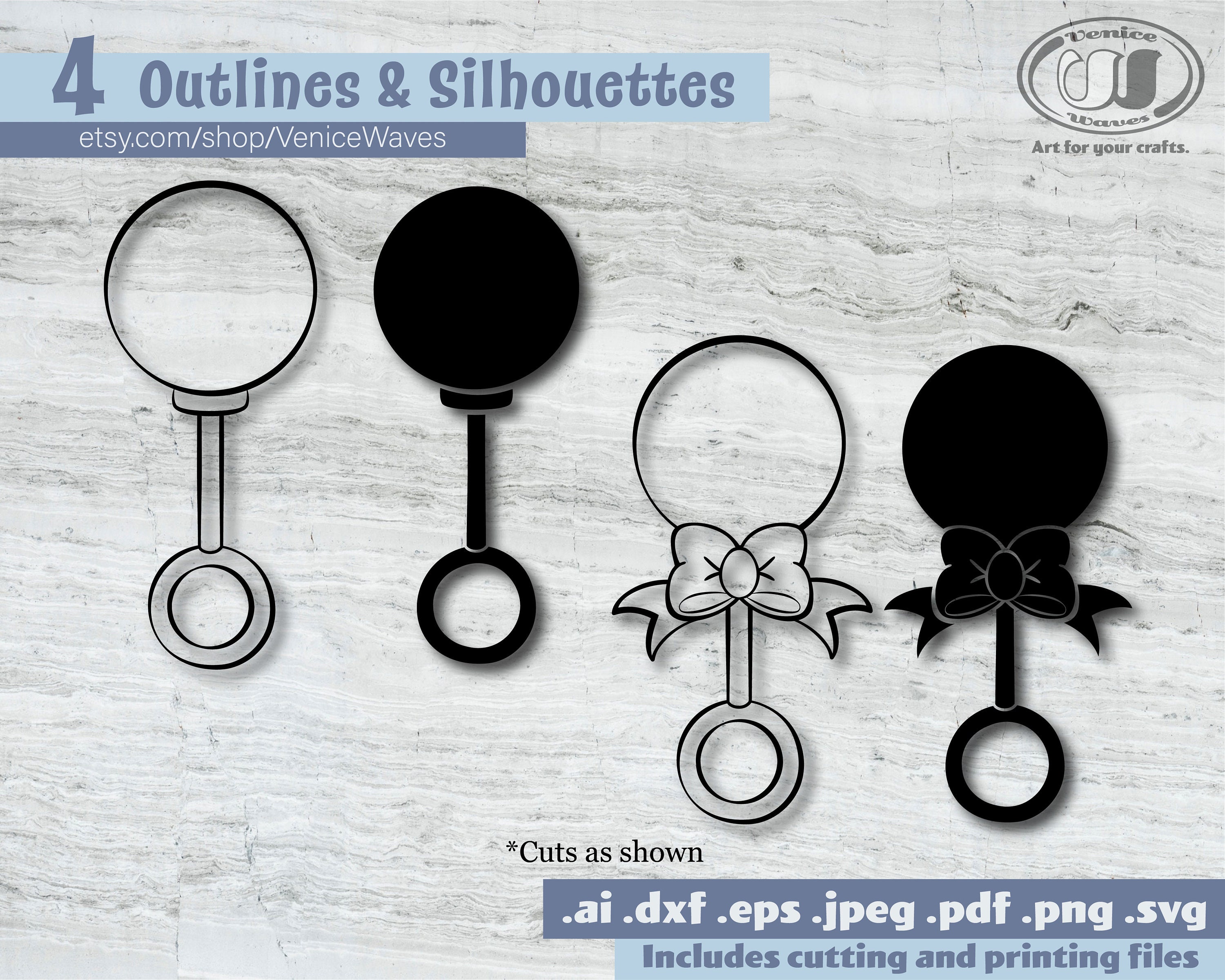 Rattle SVG, Rattle Cut File, Rattle Clipart, Rattle PDF, Rattle ...