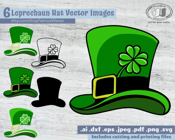 Leprechaun Hat Clipart Leprechaun Hatcut File St. - Etsy