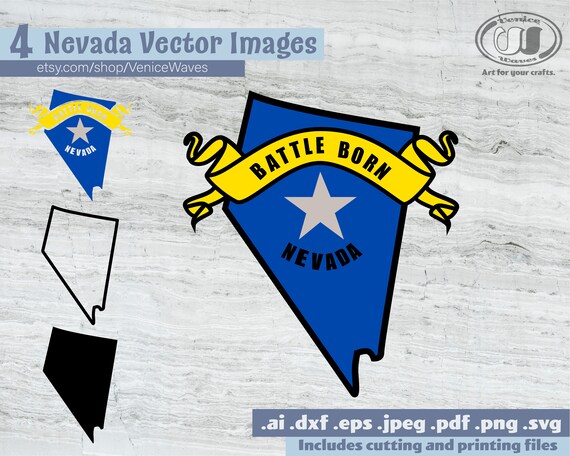 Nevada SVG Nevada Cut File Nevada Clipart Nevada PDF | Etsy