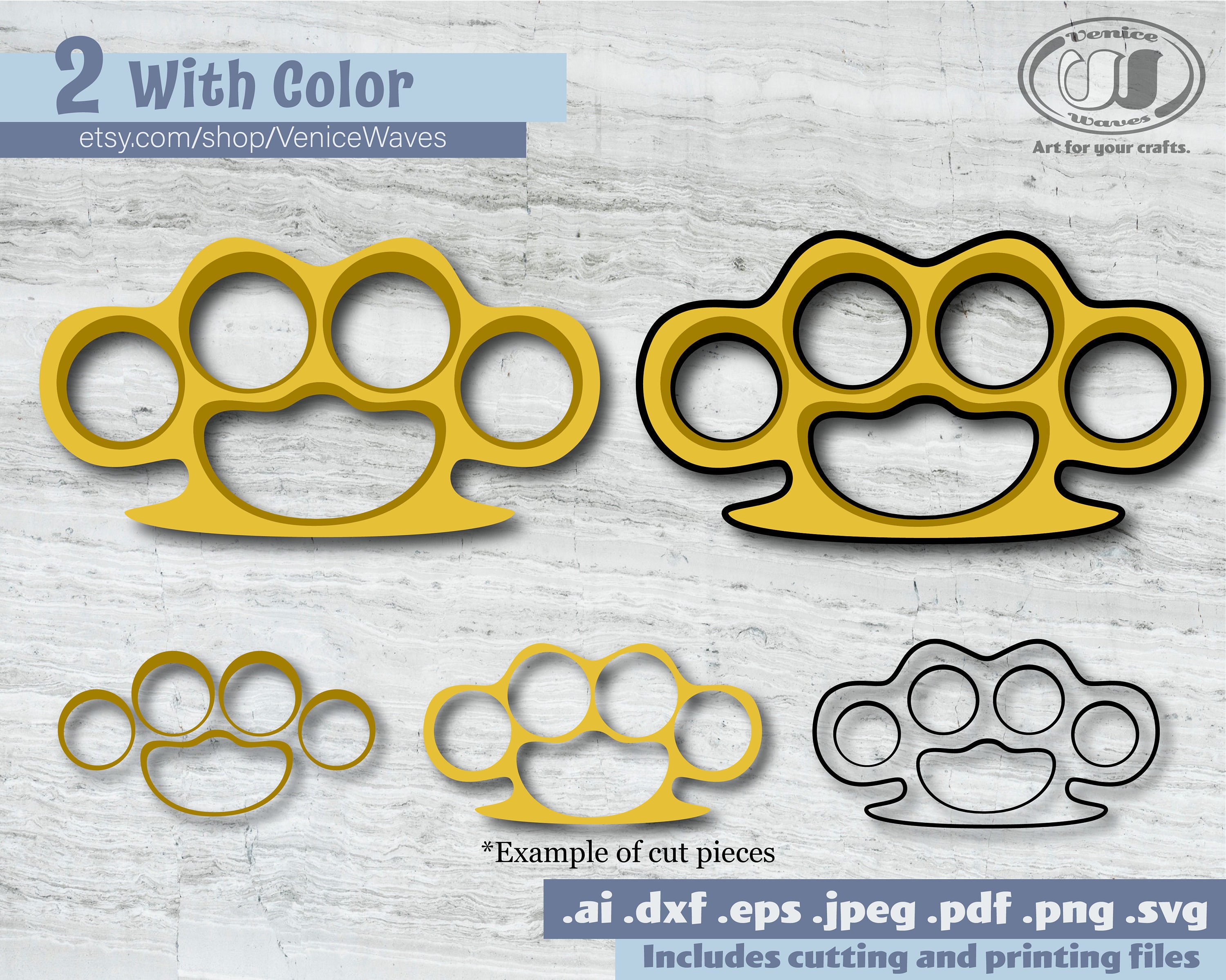 Brass Knuckles SVG Brass Knuckles File Brass Knuckles - Etsy
