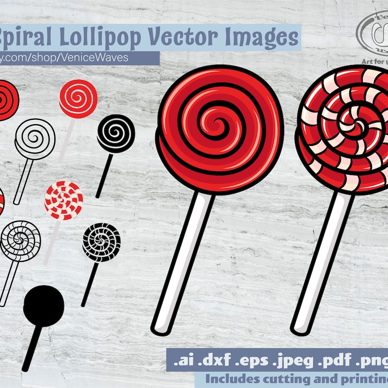 Lollipop Clip Art - Etsy