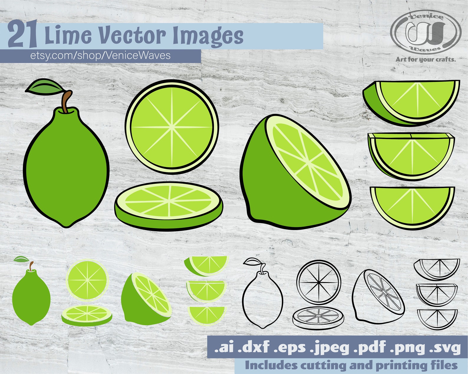 Limes SVG Limes Cut File Limes Clipart Limes PDF Limes | Etsy UK
