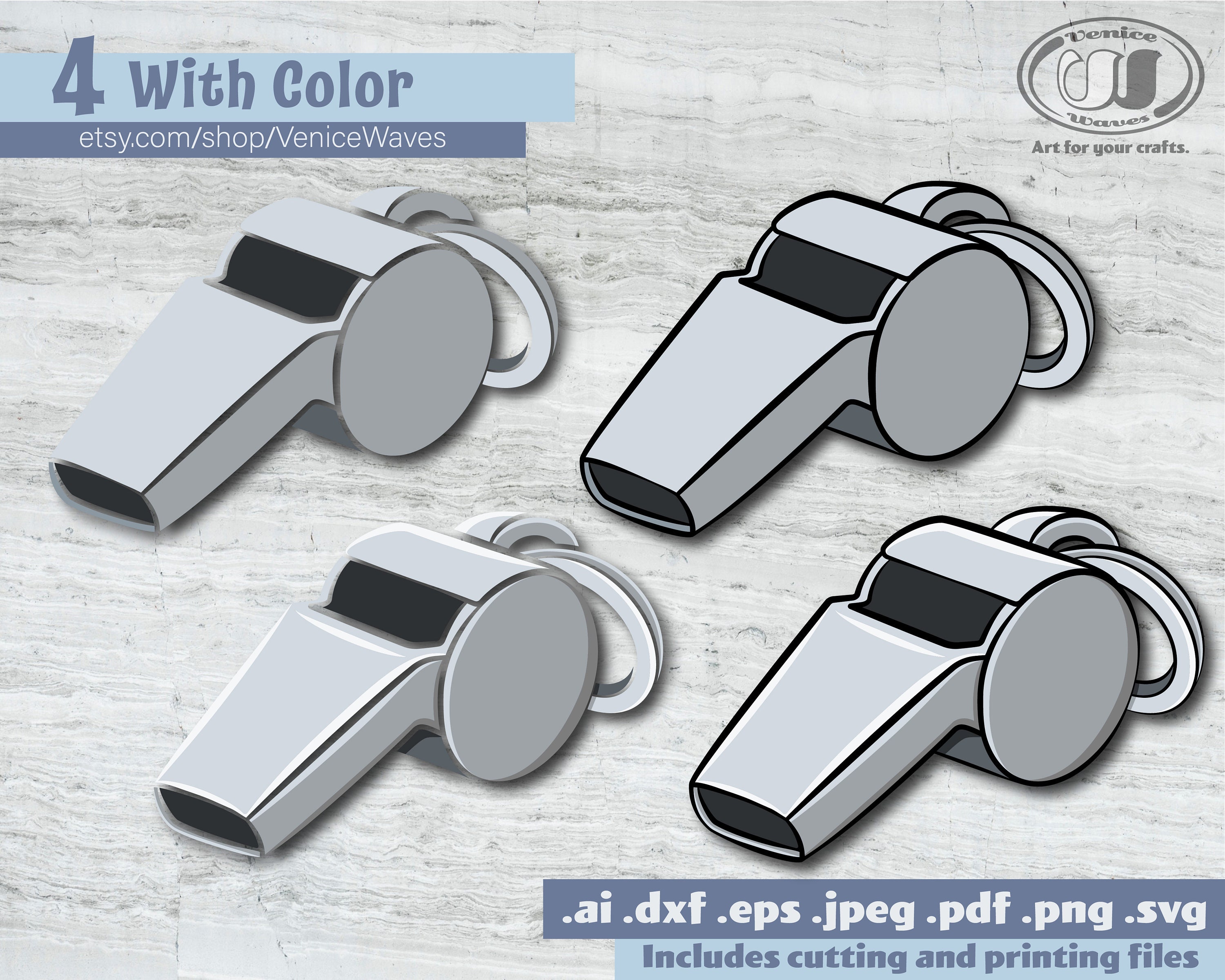 Whistle SVG Whistle Cut File Whistle Clipart Whistle PDF | Etsy