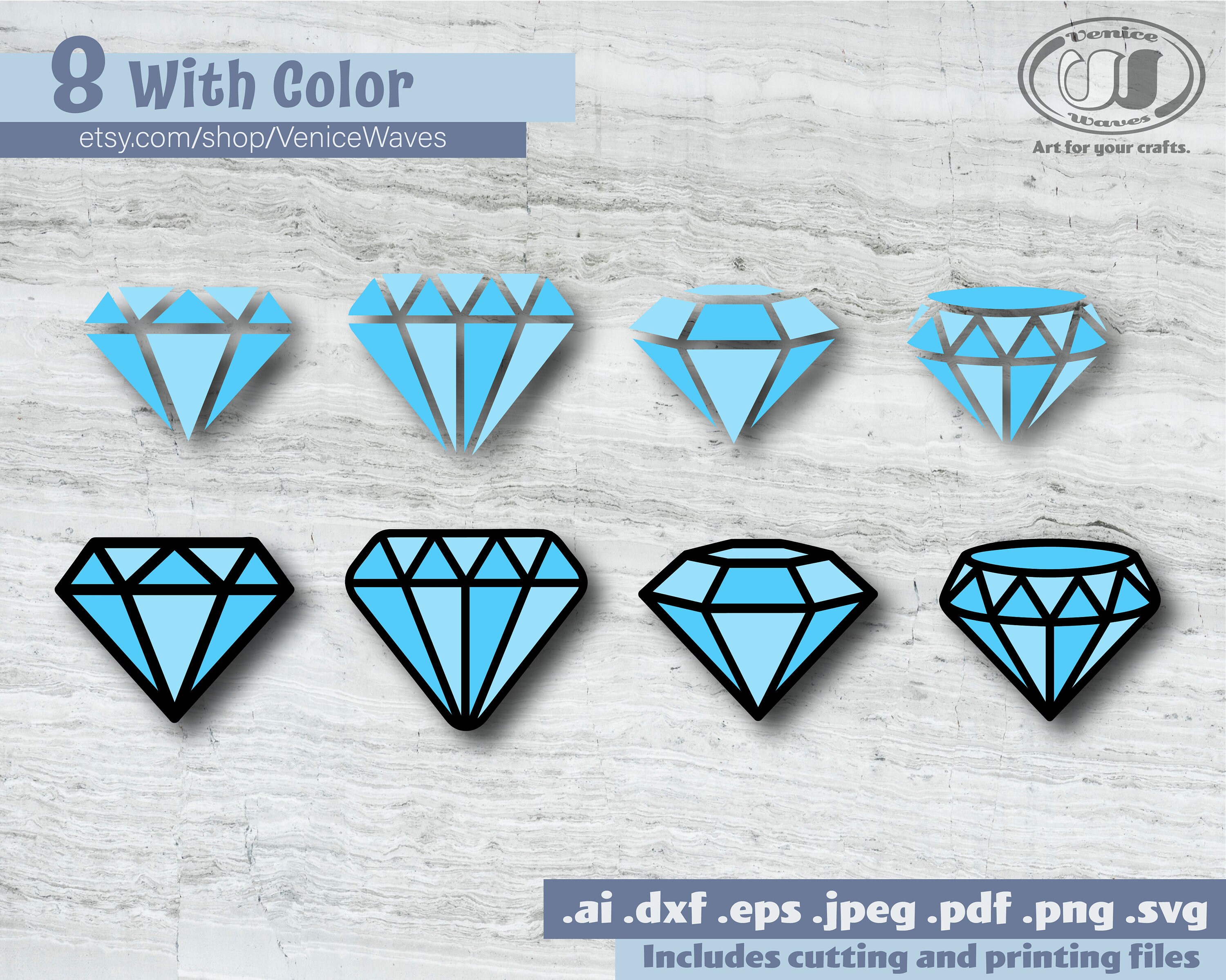 Diamonds SVG Diamonds Cut File Diamonds Clipart Diamonds | Etsy
