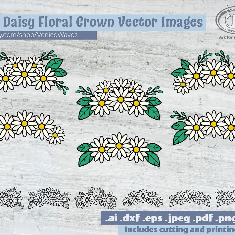 Daisy Flower Crown - Etsy