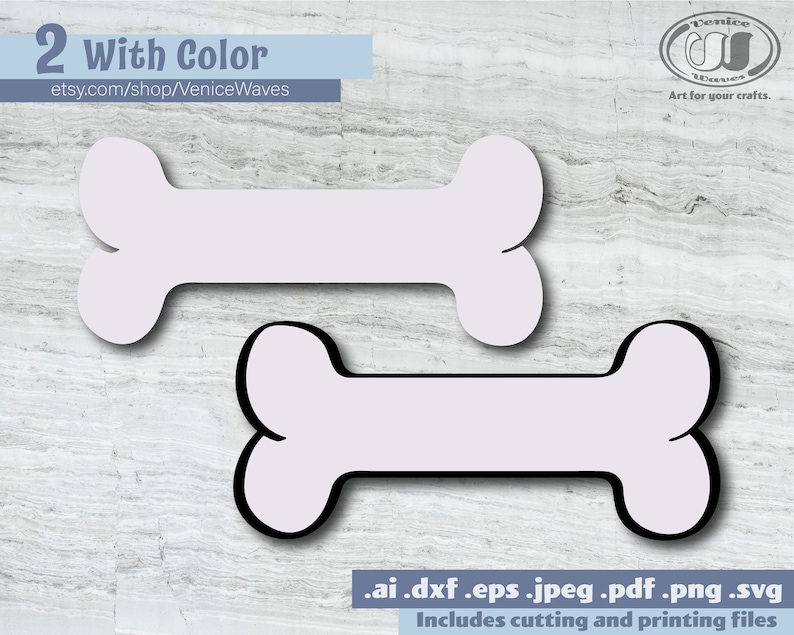 Osso di cane SVG osso di cane tagliata File Clipart di osso | Etsy