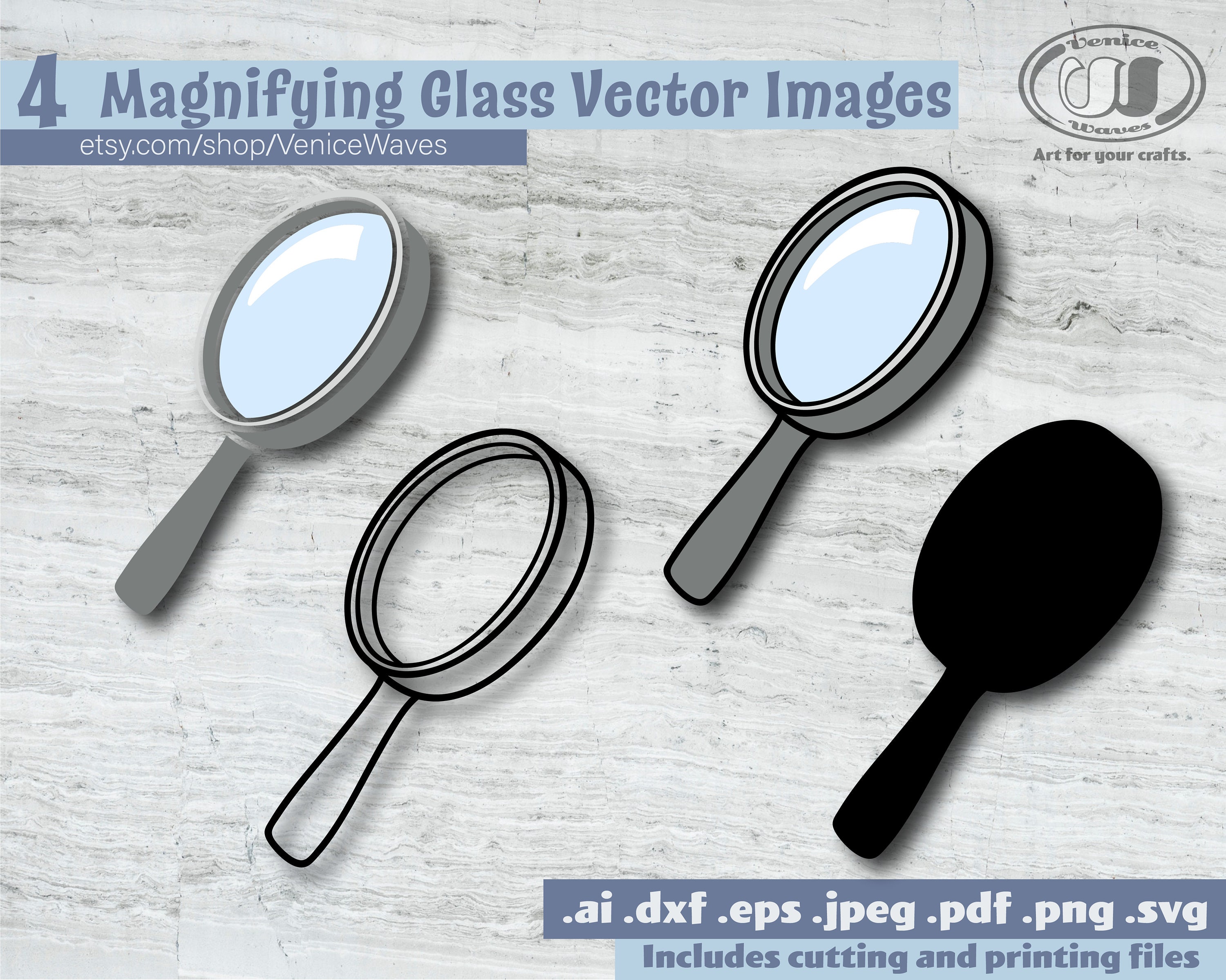 Magnifying Glass SVG, Magnifying Glass Cut File, Magnifying Glass ...