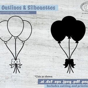 Baby Boy Balloons SVG, Baby Boy Balloons Cut File, Baby Boy Balloons ...