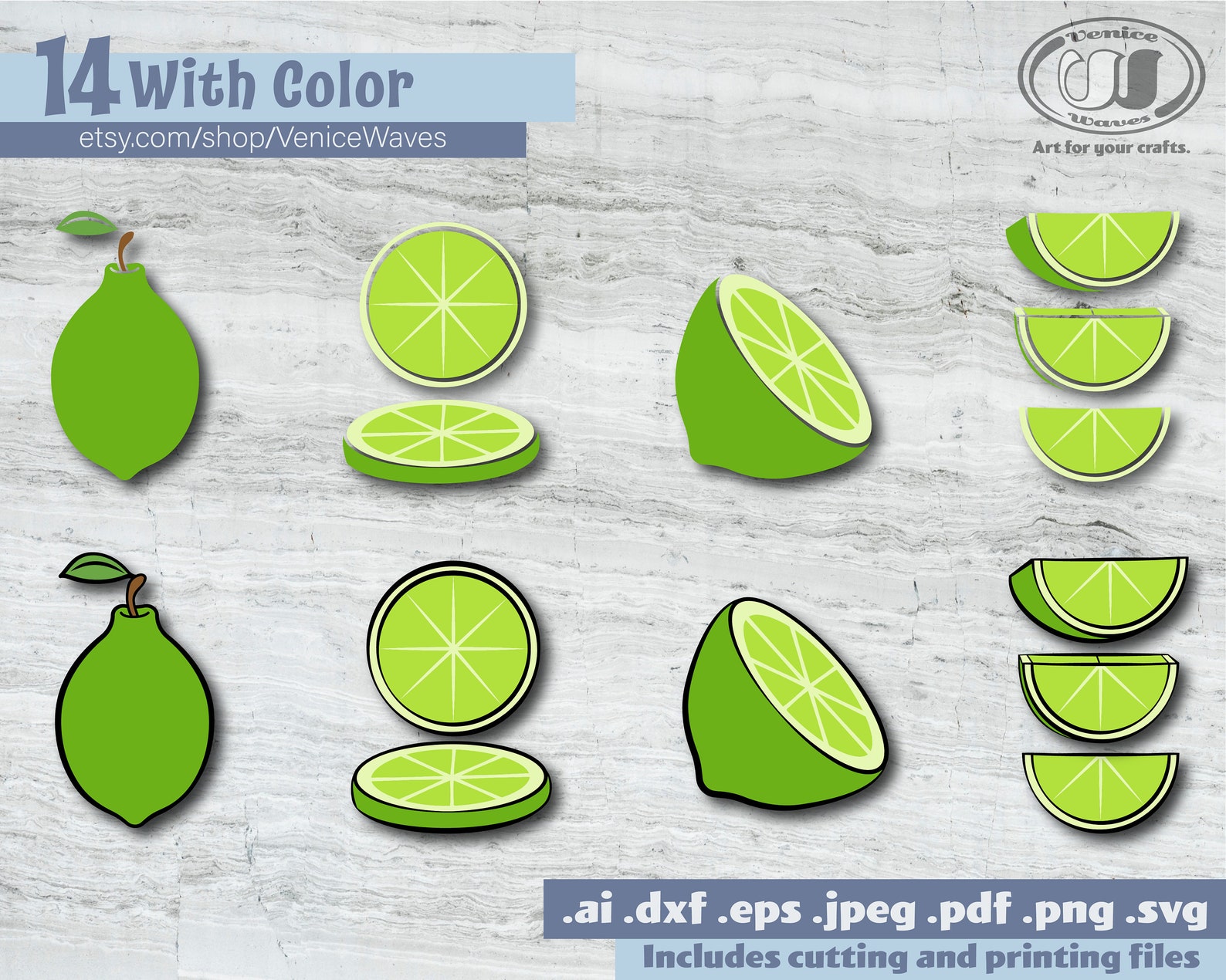 Limes SVG Limes Cut File Limes Clipart Limes PDF Limes | Etsy UK