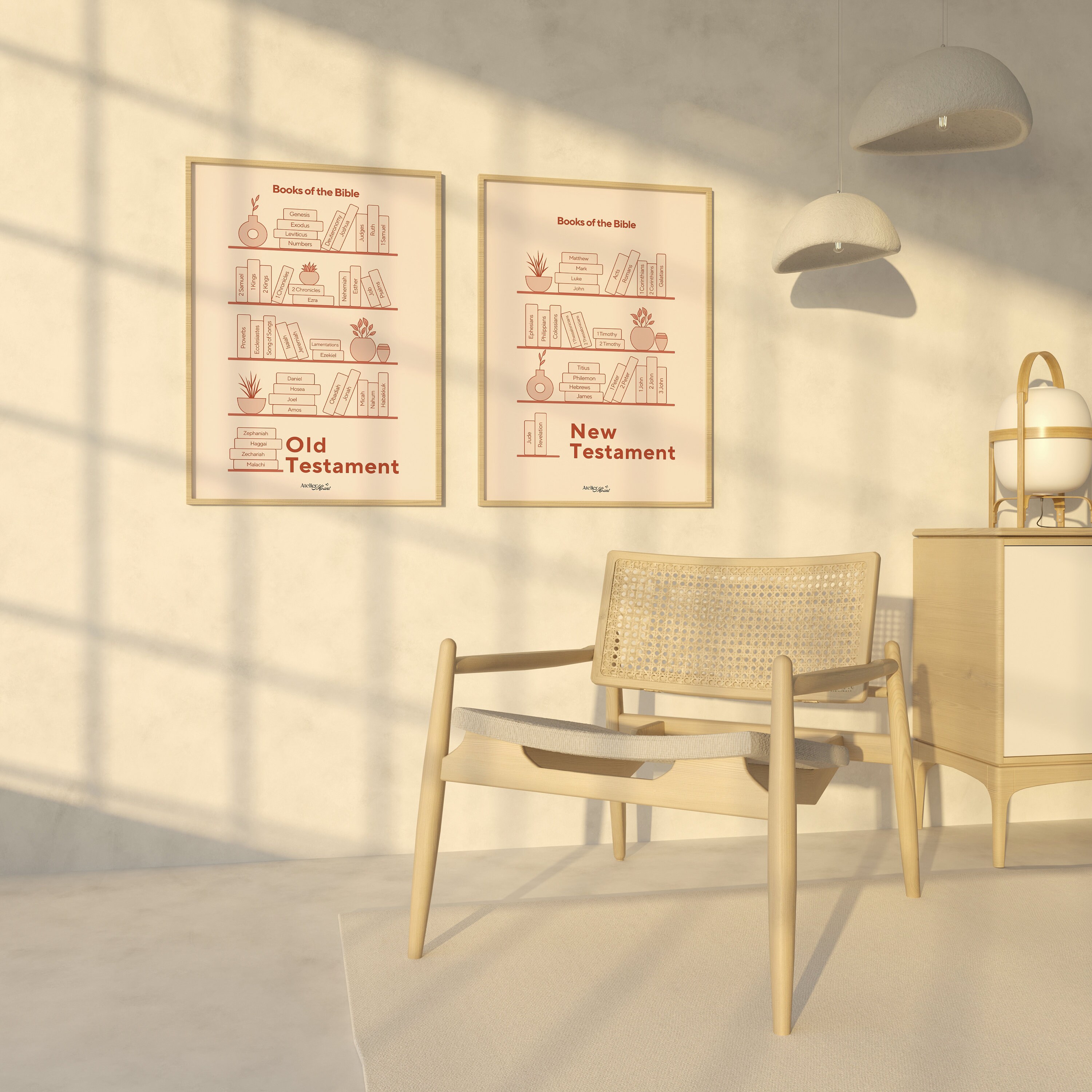 Books of the Bible Christian Printable Wall Art DIGITAL DOWNLOAD - Etsy