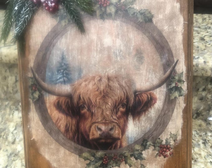 Highland Cow Wall Hanging - Etsy