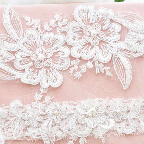 Lace Wedding Garter - Etsy