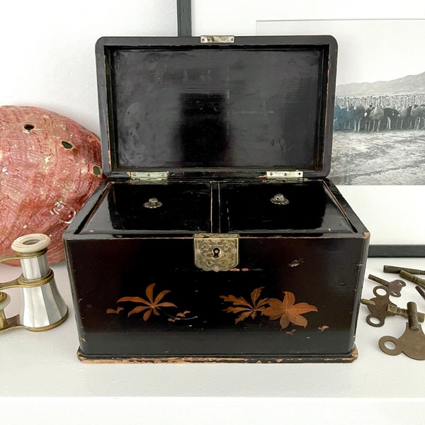 Antique Tea Caddy - Etsy