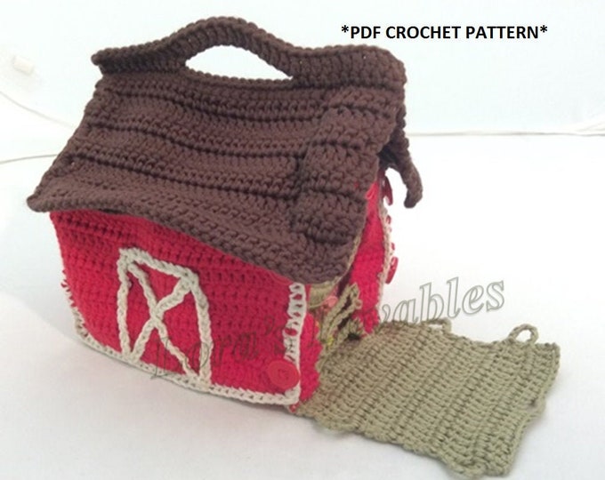 PDF Farm-in-a-barn To-go Crochet PATTERN - Etsy