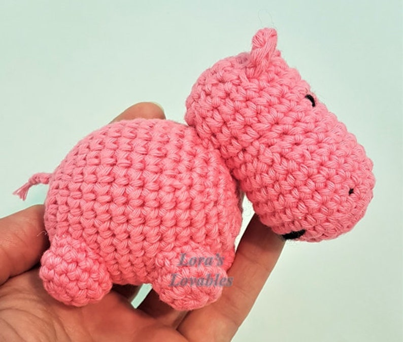 DIY Hippopotamus Crochet Kit: Beginner Educational Animal - Etsy