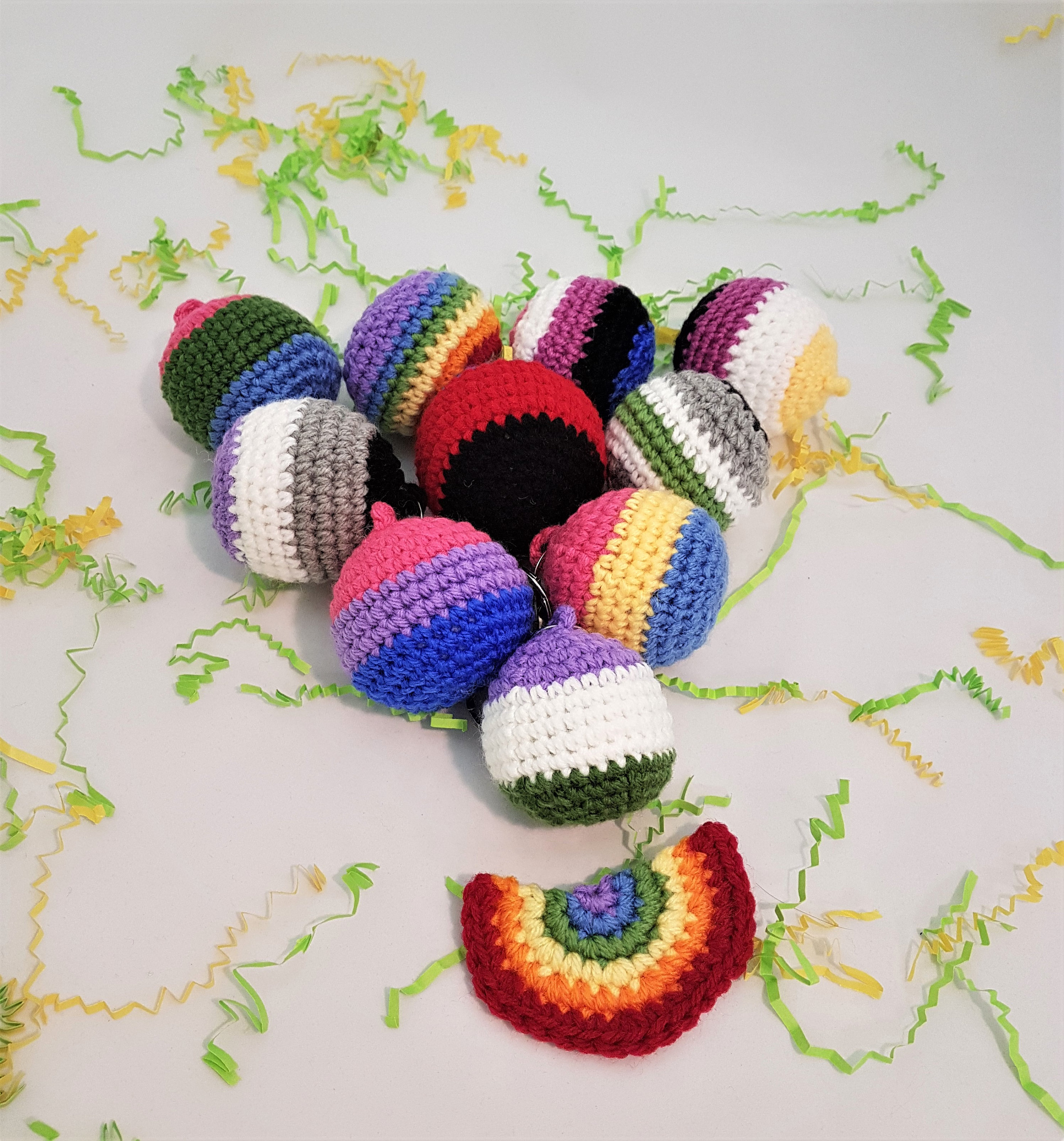 Pdf-stress Relief Pride Flag Squeeze Ball Crochet PATTERN With - Etsy