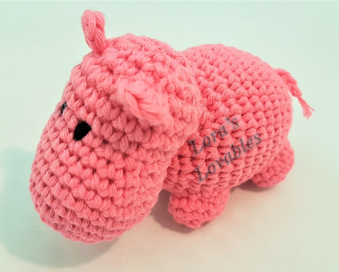 DIY Hippopotamus Crochet Kit: Beginner Educational Animal - Etsy