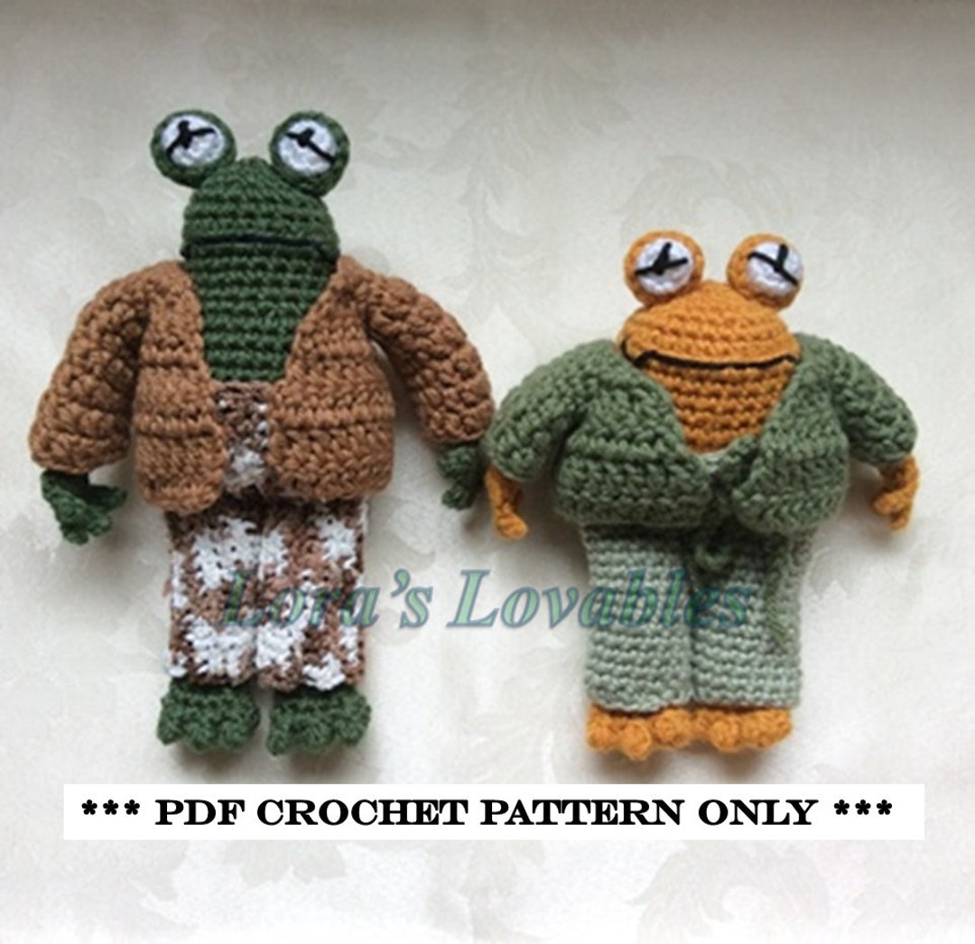 PDF Todd the Toad and Freddy the Frog Crochet PATTERN - Etsy