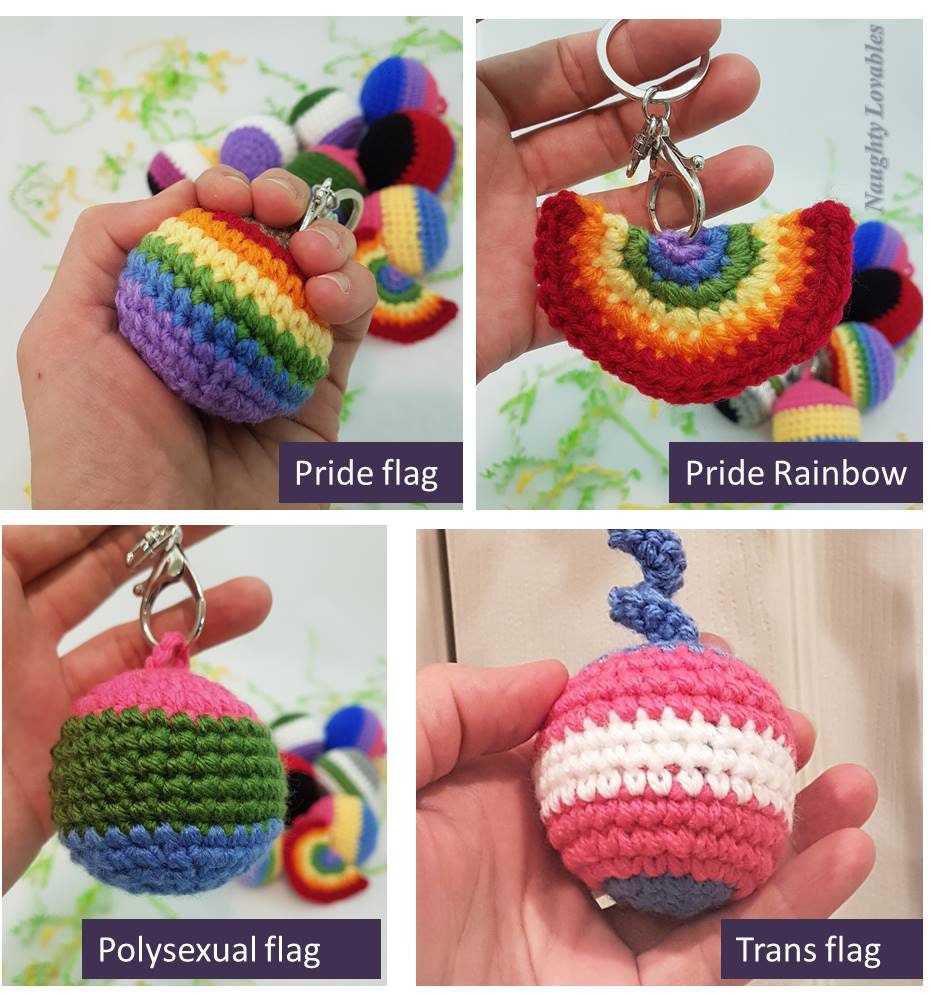 Pdf-stress Relief Pride Flag Squeeze Ball Crochet PATTERN With - Etsy