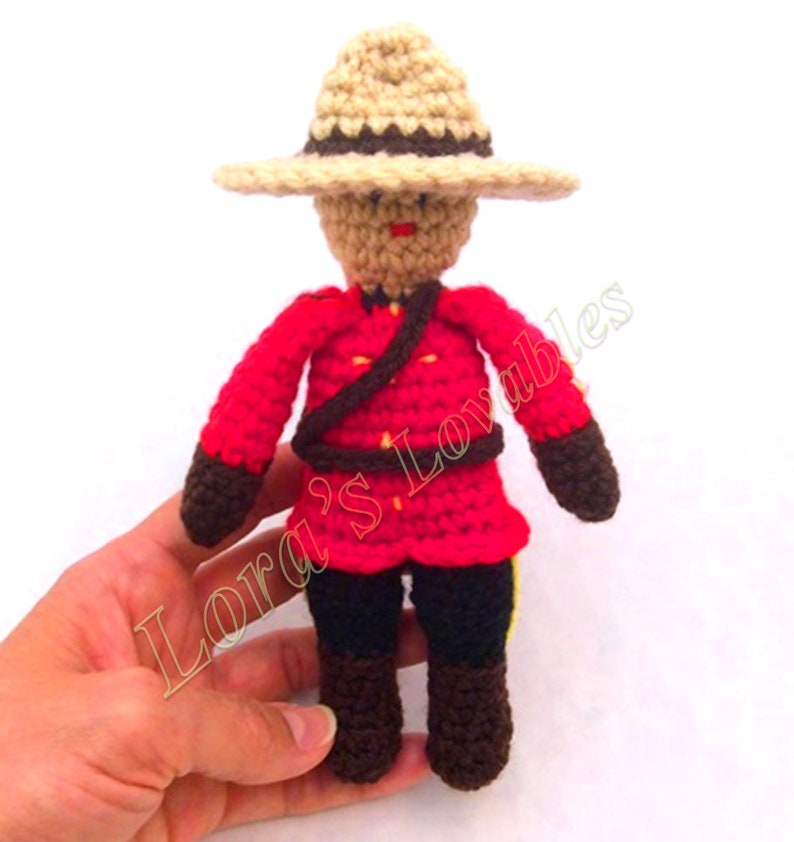 DIY RCMP Canadian Mountie Crochet Kit Advanced Beginner to - Etsy