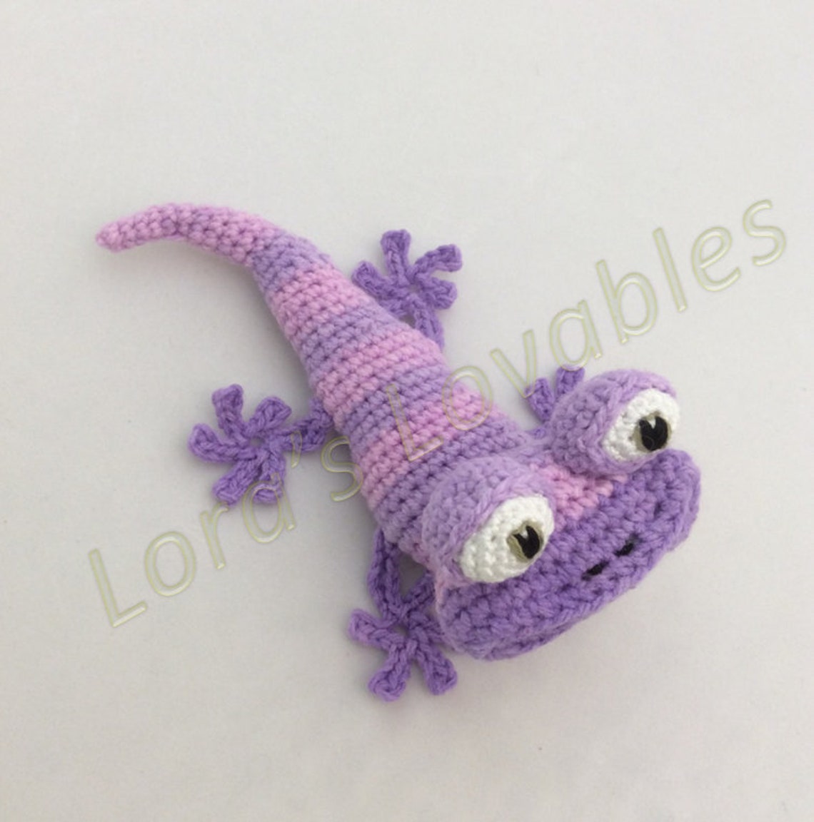 PDF Striped Gecko CROCHET PATTERN - Etsy
