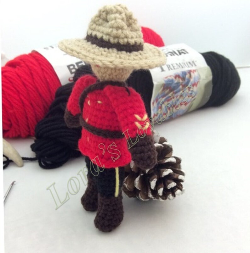 DIY RCMP Canadian Mountie Crochet Kit Advanced Beginner to - Etsy