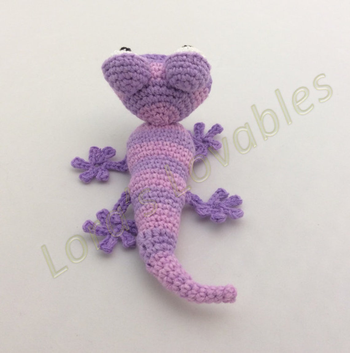 PDF Striped Gecko CROCHET PATTERN - Etsy