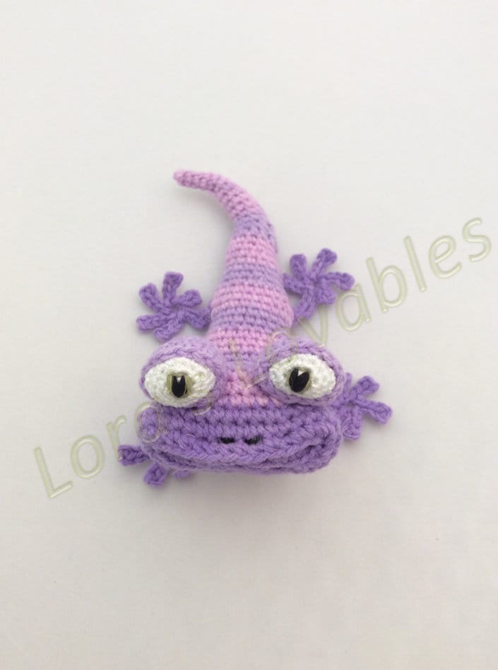 PDF Striped Gecko CROCHET PATTERN - Etsy