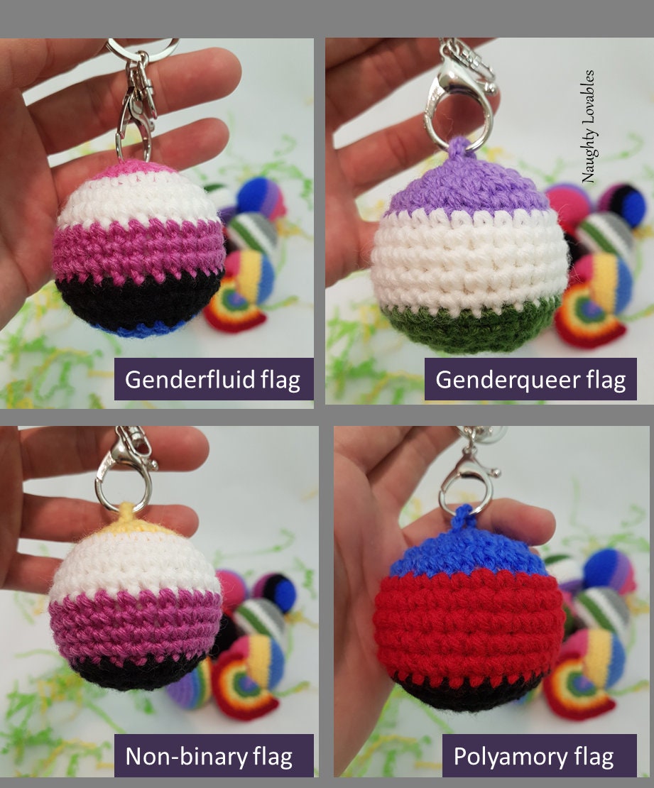 Pdf-stress Relief Pride Flag Squeeze Ball Crochet PATTERN With - Etsy