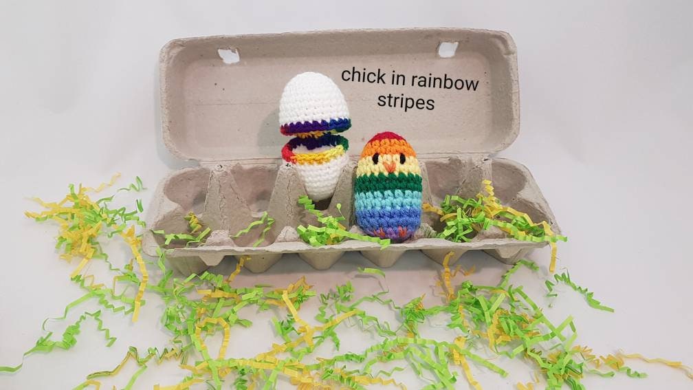 Crochet Color Matching Chick in a Shell Educational Matching | Etsy Canada