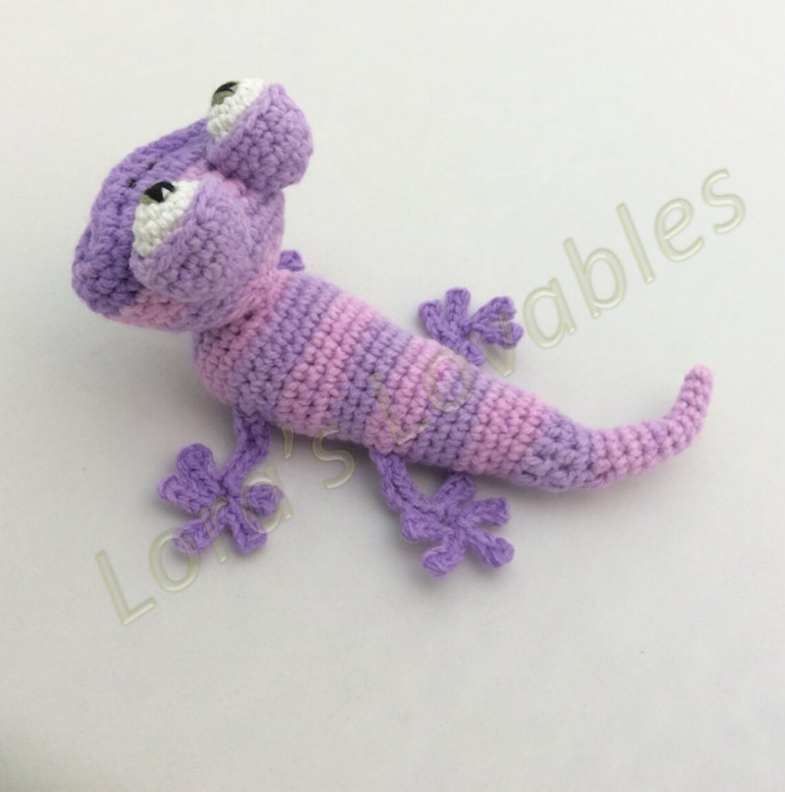 PDF Striped Gecko CROCHET PATTERN - Etsy