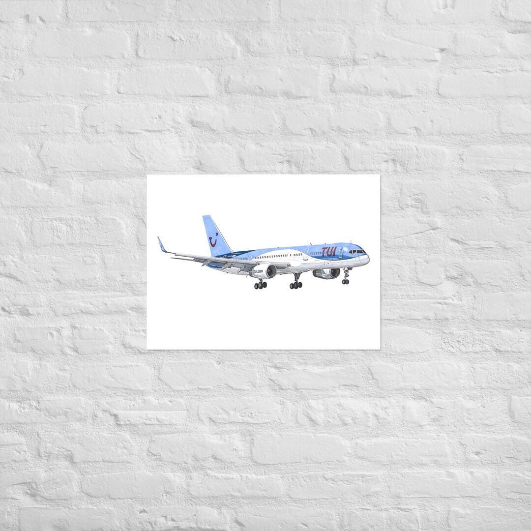 TUI Boeing 757-200 Art Print - Etsy