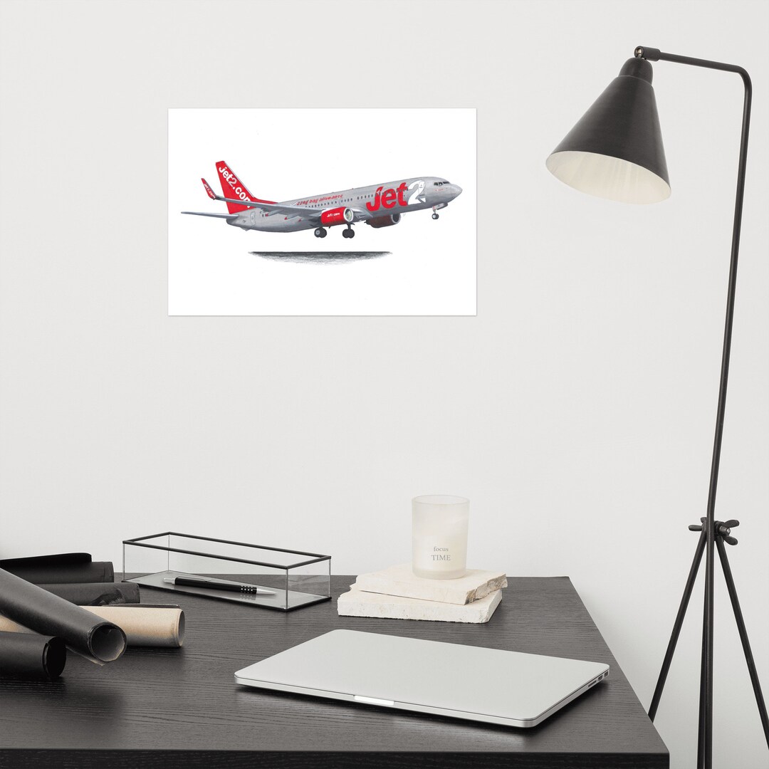 Jet2.com Boeing 737 Taking off Artwork Poster - Etsy