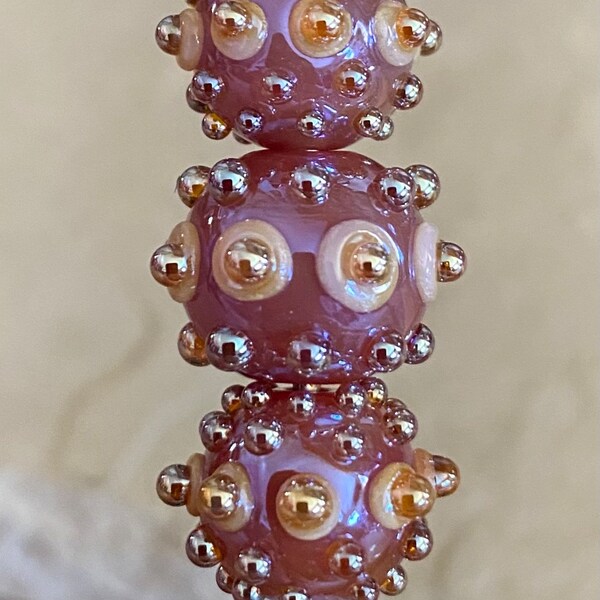 Small Glass Raspberry Beads - Etsy