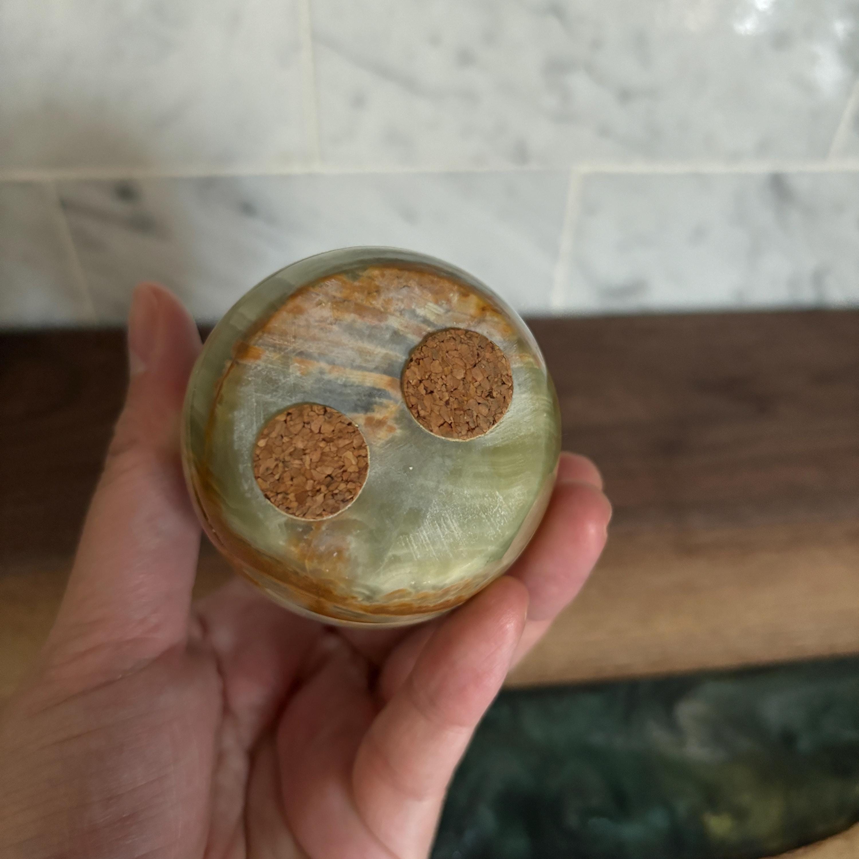 Vintage Onyx Marble Stone Grenade Shaped Table Lighter - Etsy