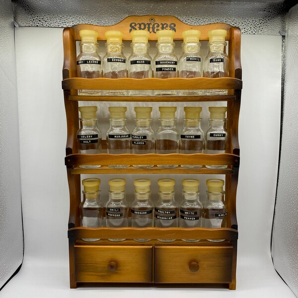 Spice Rack Bottles - Etsy