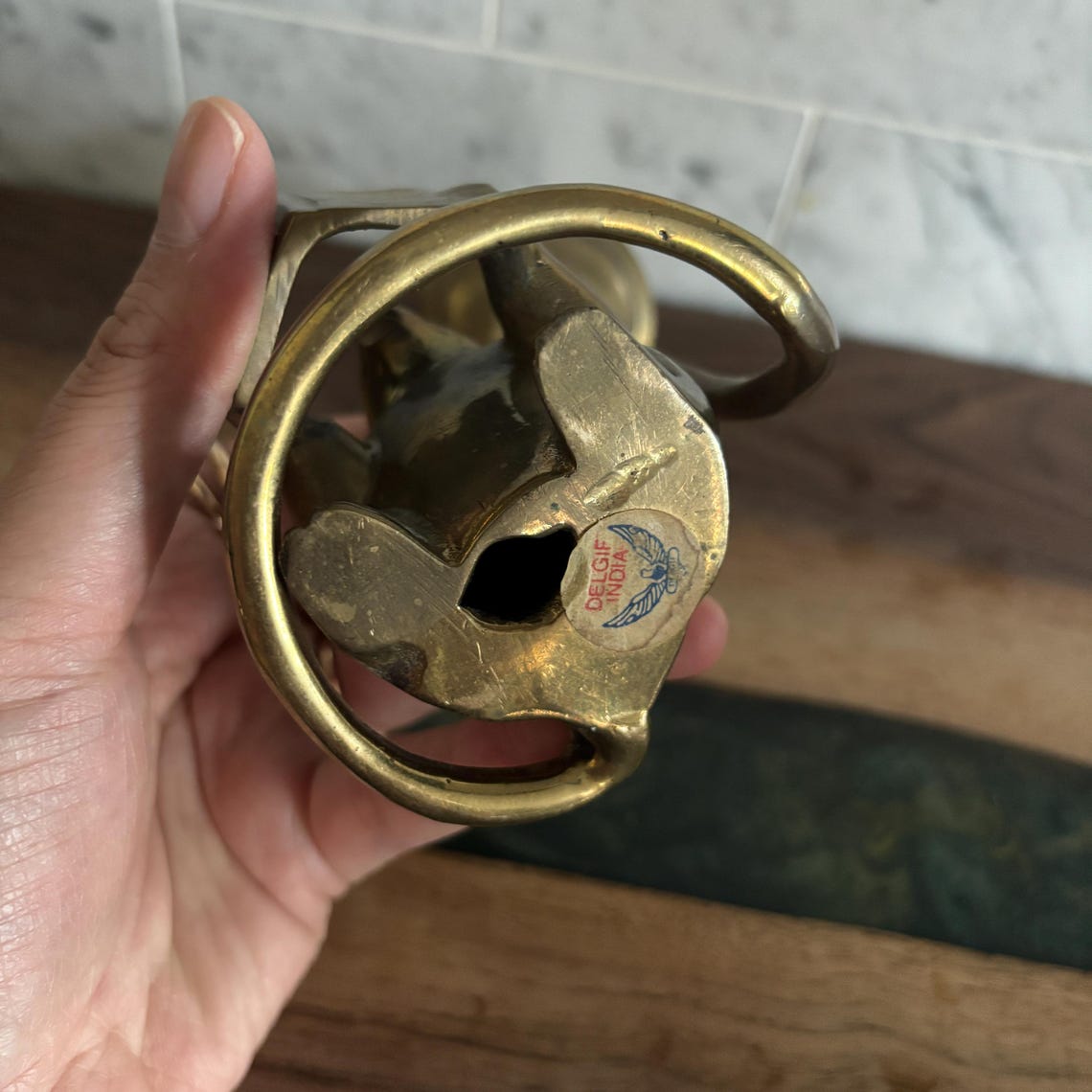 Vintage Brass Mouse Reading Book Candle Holder - Etsy