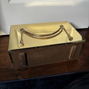 Vintage Brass Magazine Holder With Brass Rope Decal Detail - Etsy