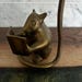 Vintage Brass Mouse Reading Book Candle Holder - Etsy